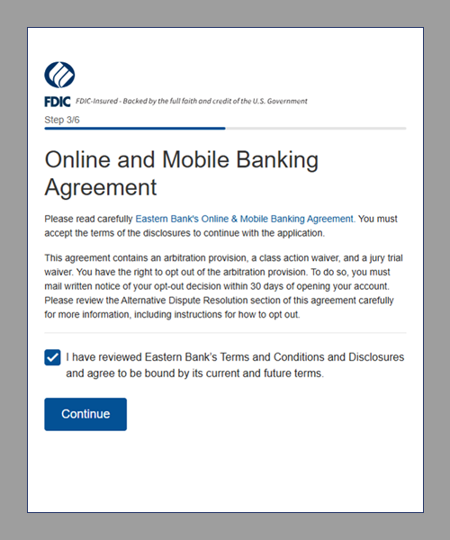 Eastern Online Banking Activation Instructions | Eastern Bank